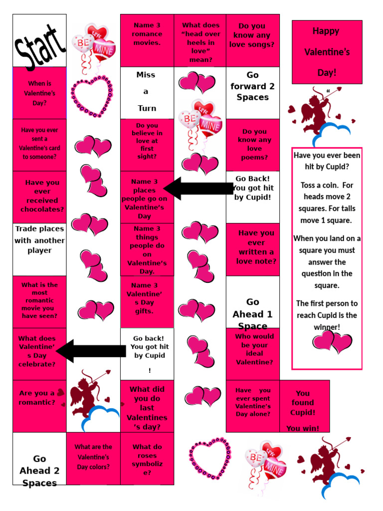 Valentine’s Day Game and Activities Guide | PDF | Valentine's Day
