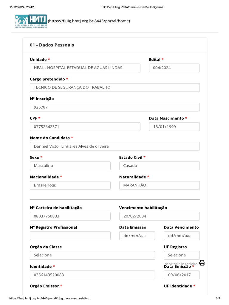 INSCRIÇÃO | PDF