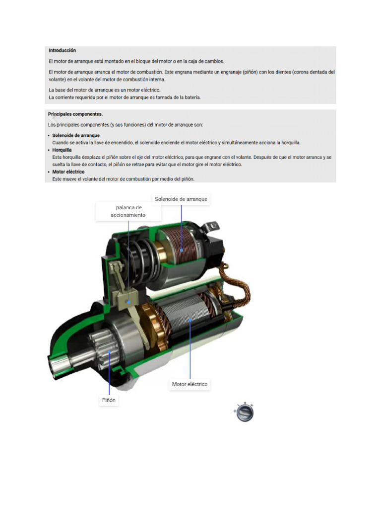 Motor Arranque | PDF