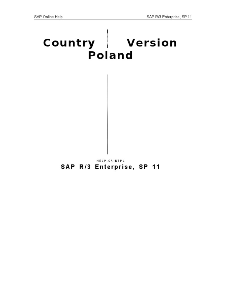 Poland Country Version | PDF | Invoice | Value Added Tax