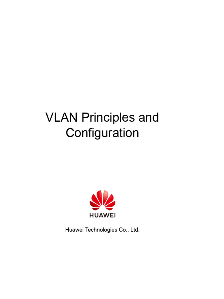 05 VLAN Principles and Configuration - 1609743790342 | PDF | Computer Network | Ethernet