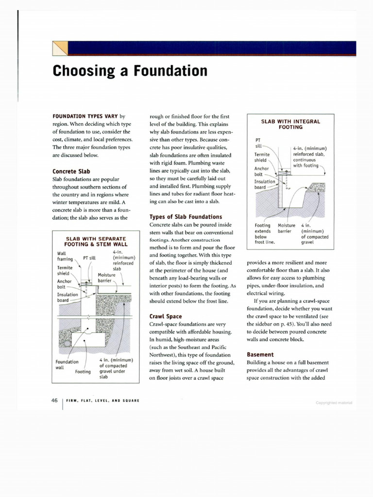 Mod5 Choosing a Foundation | PDF