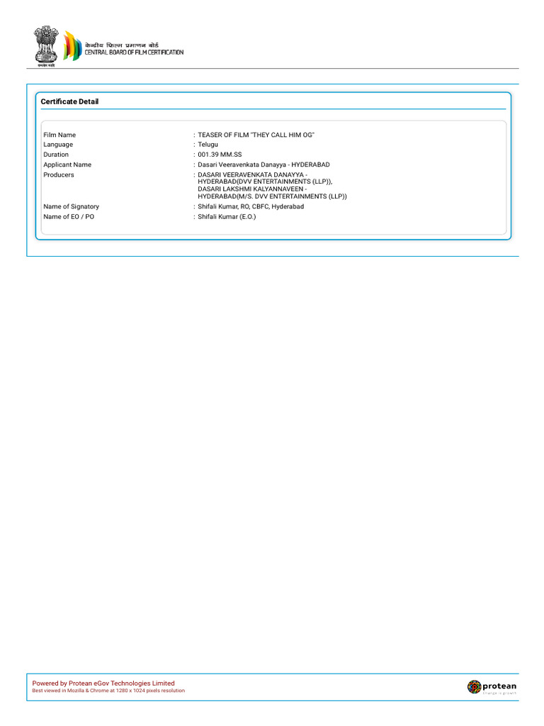 Welcome To CBFC 2 | PDF