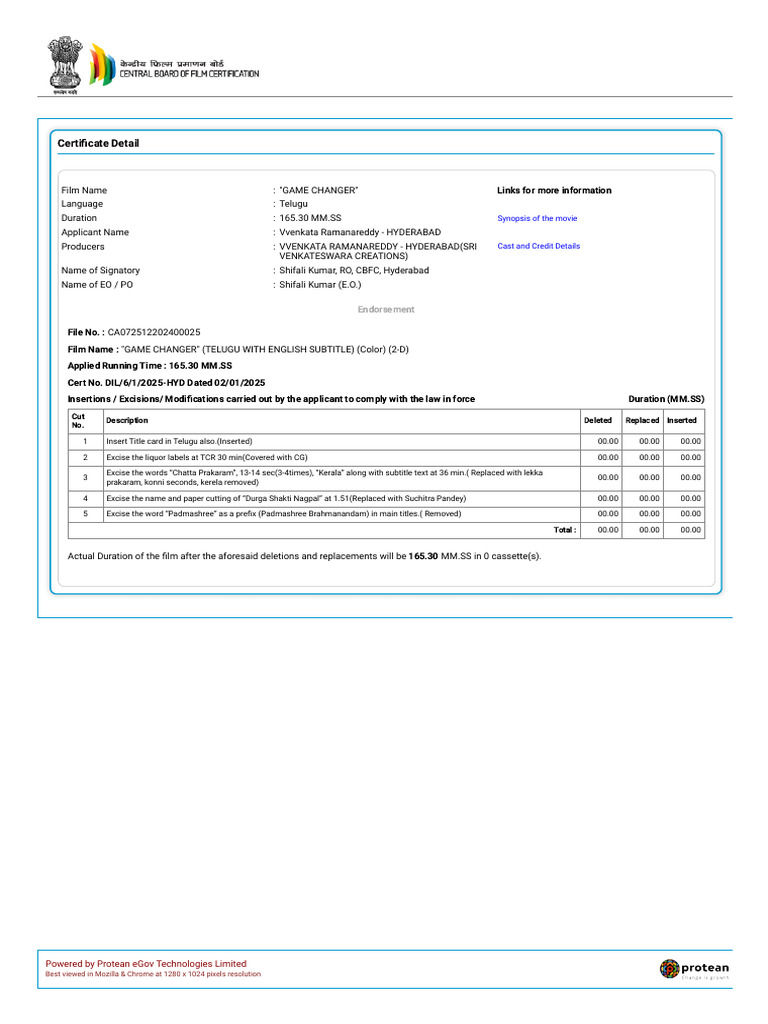 Welcome To CBFC 3626 | PDF