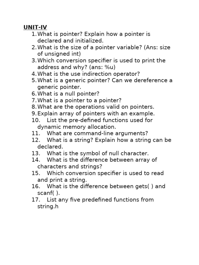 PPS Unit4 | PDF
