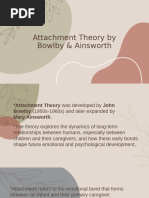 Attachment Theories (John Bowlby & Mary Ainsworth) | PDF | Attachment ...
