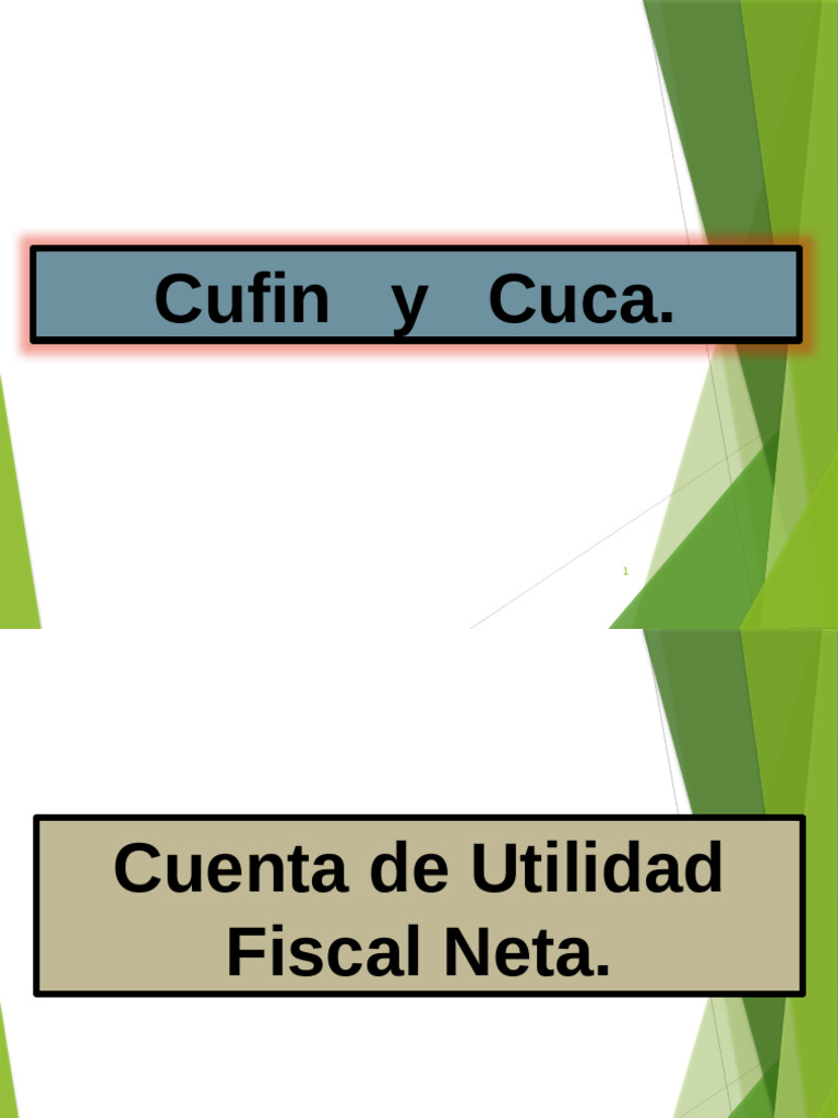Cufin Cuca | PDF | Impuesto sobre la renta | Impuestos