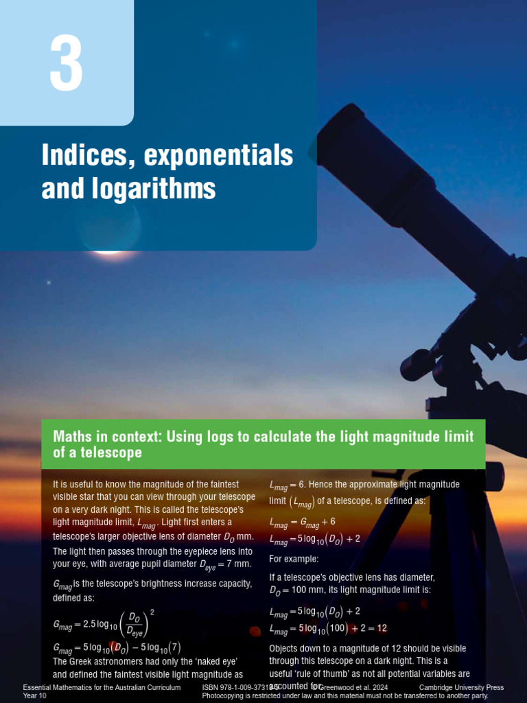 EMAC10_4ed_Ch03 (1) | PDF | Exponential Function | Multiplication