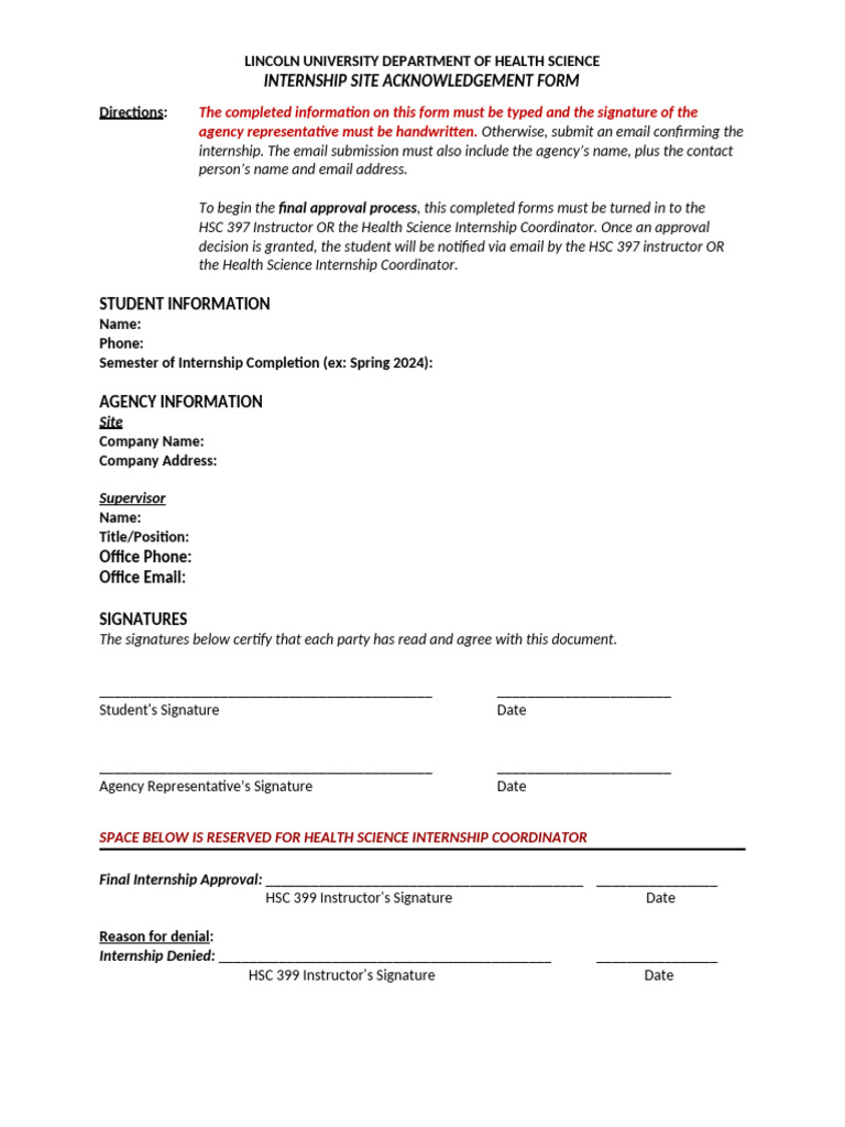 Site+Acknowledgement+Form | PDF