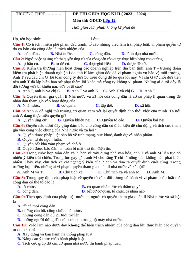 De-thi-ghk2-GDCD-12-de-2 | PDF