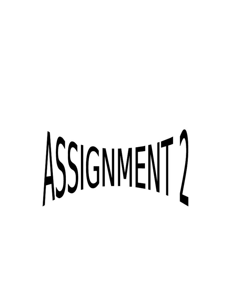 Assignment 2 | PDF