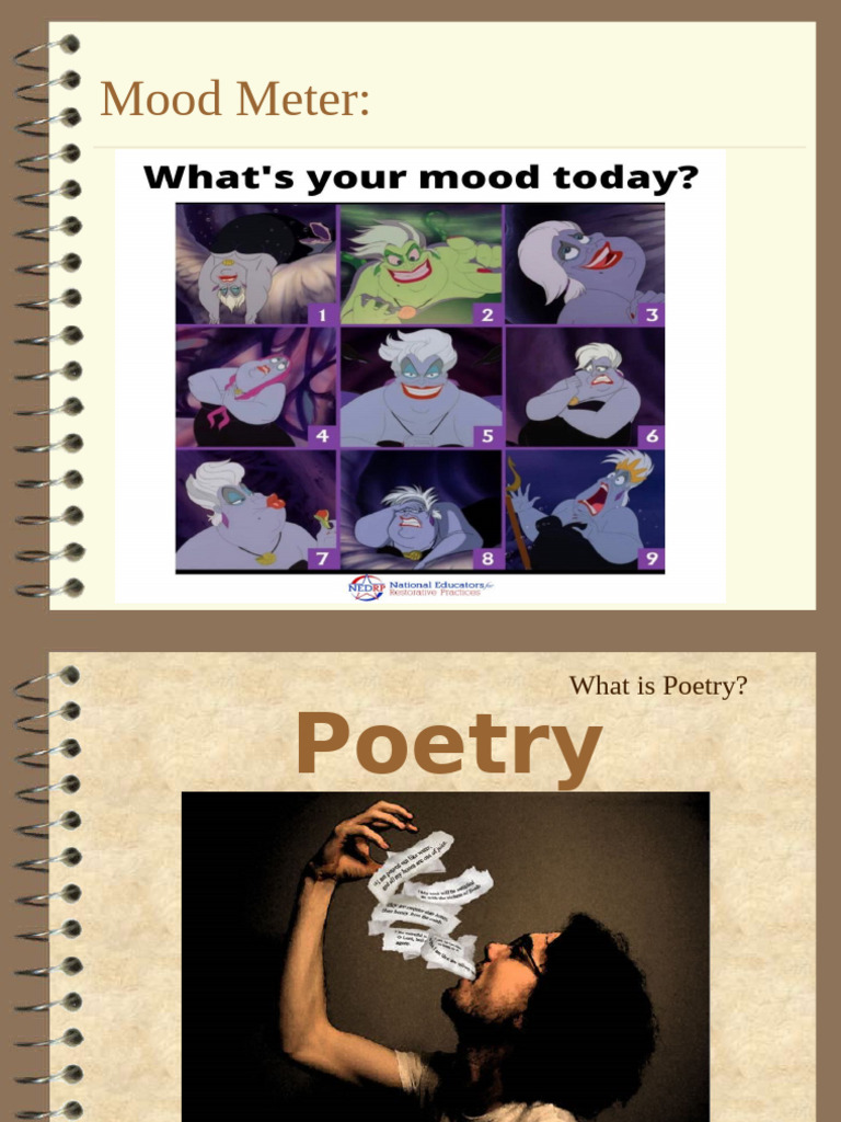 Poetry Terminology Powerpoint CONDENSED | PDF | Poetry | Rhyme