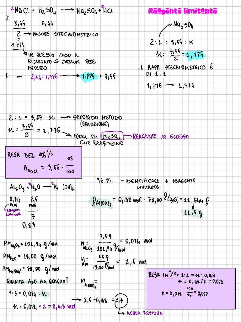Esercizi Chimica | PDF