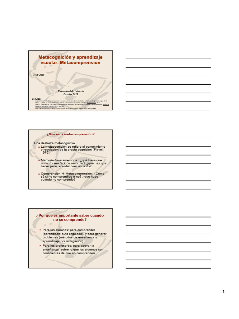 Metacog JO 2 | PDF | Metacognición | Neurociencia