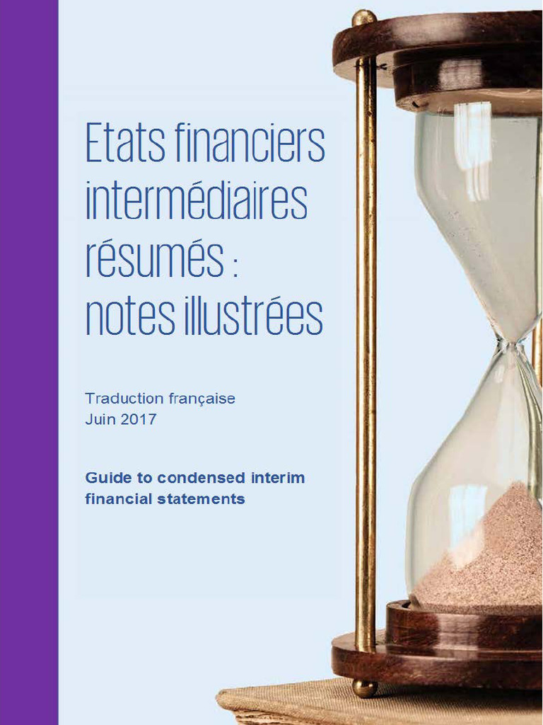 FR Traduction Française Guide To Condensed Interim FS 2017 | PDF ...