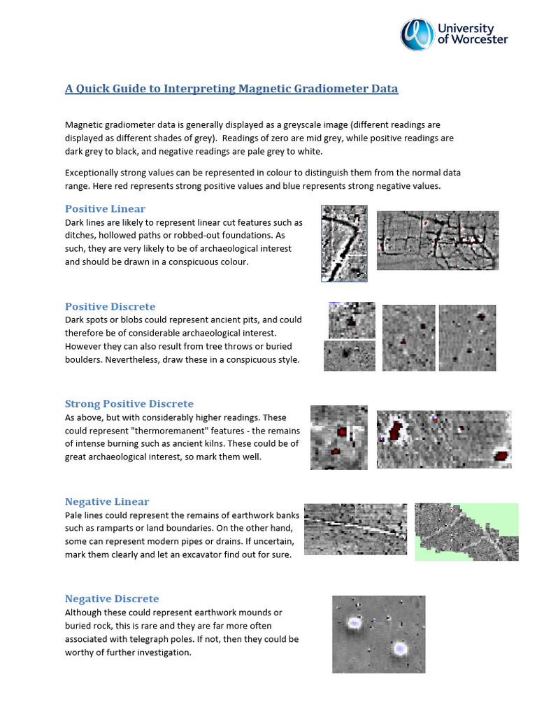 Interpreting Magnetic Gradiometer Data | PDF