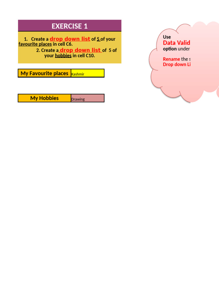 Ict Activity 1 - Spreadsheet Model | PDF