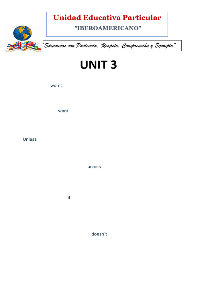 3ro-Class 2 Unit 3-Homework | PDF