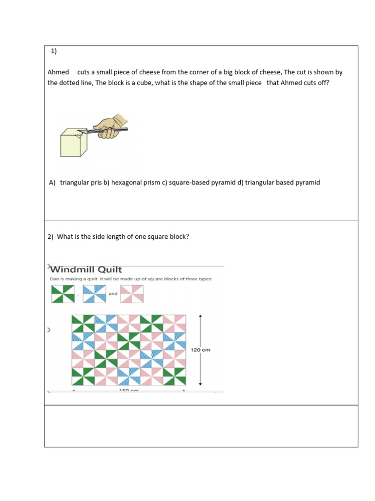 G-6 Module 3 Skill Practice Qns & Ans | PDF