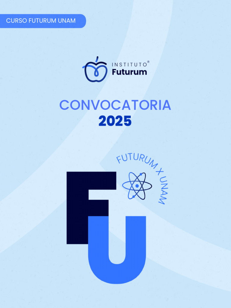 Convocatoria Curso Futurum UNAM 2025 | PDF