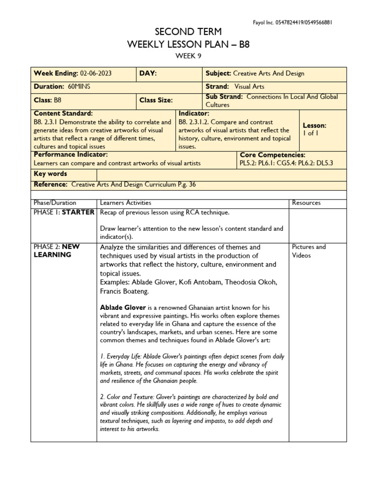B8-CAD-WK9 | PDF | Composition (Visual Arts) | Paintings