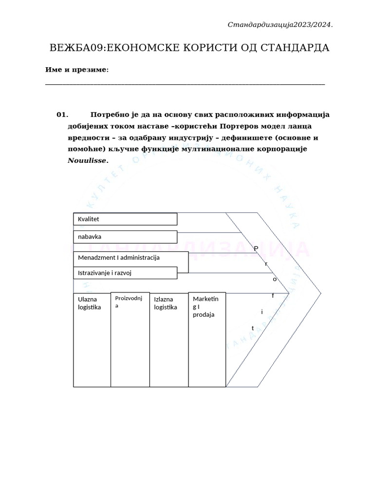 09 Koje Su Koristi I Ograničenja Od Primene Standarda I Učešća U Procesu Standardizacije b15 | PDF