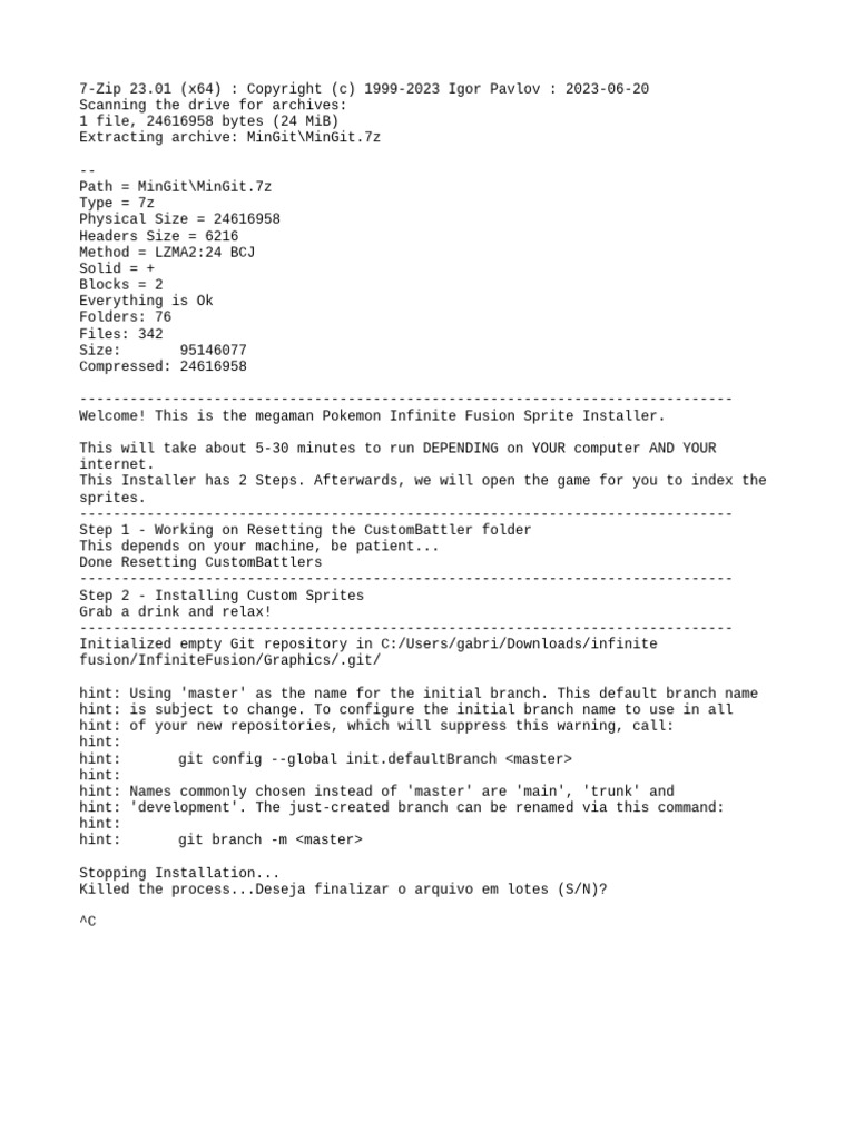 MinGit Installation Guide | PDF