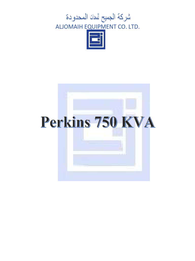 Perkins 750 Kva Datasheet | PDF | Diesel Engine | Engines