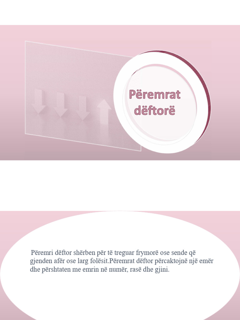 Përemri Dëftorë | PDF