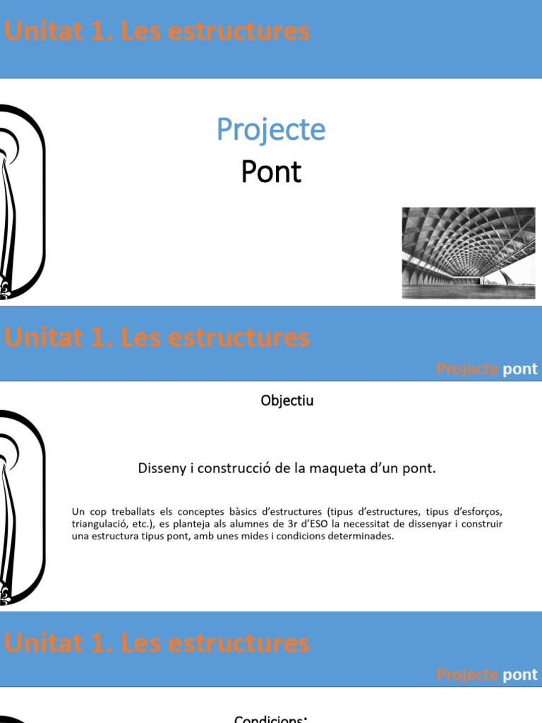Exercici 2425 Projecte Pont | PDF