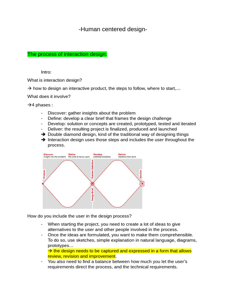 human centered design week 2 | PDF | Usability | Attention
