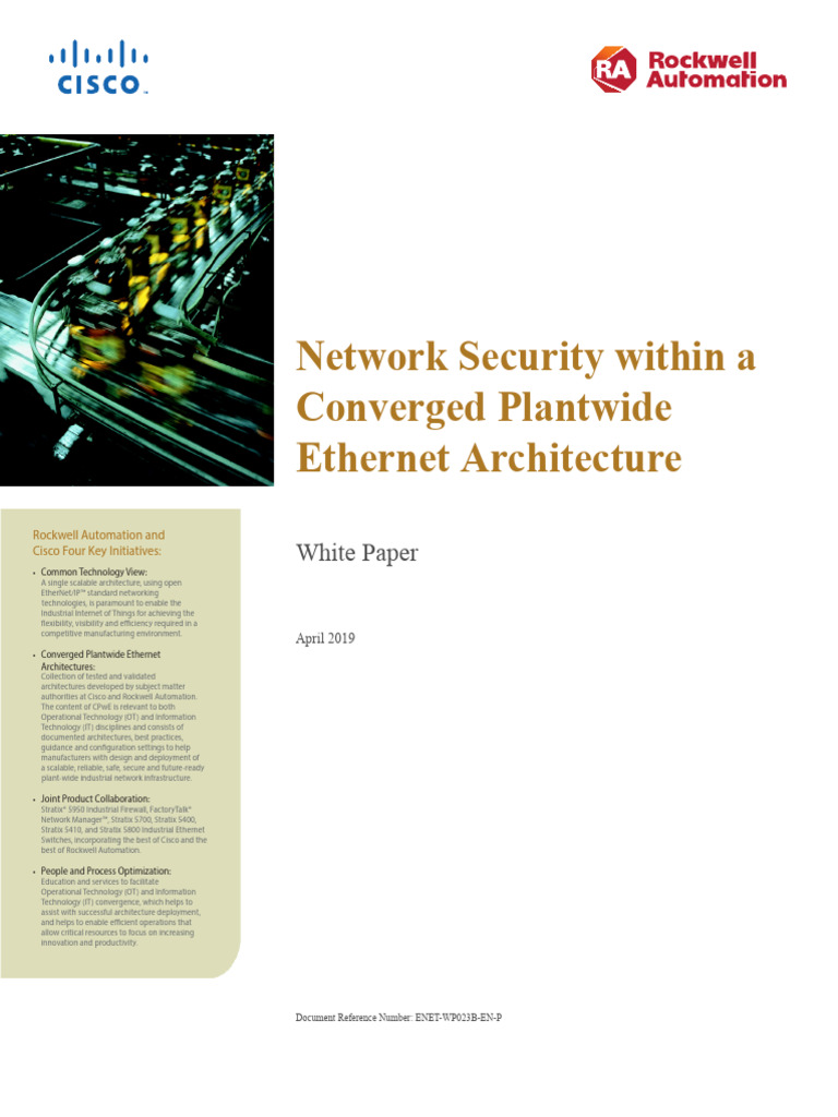 CPwE 5 1 NetworkSecurity WP | PDF | Computer Network | Security
