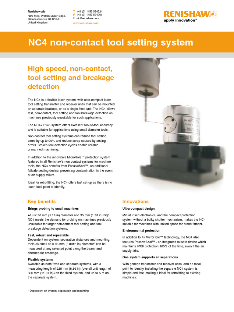 NC4_non-contact_tool_setting_system_-_UK | PDF | Electrical Engineering ...