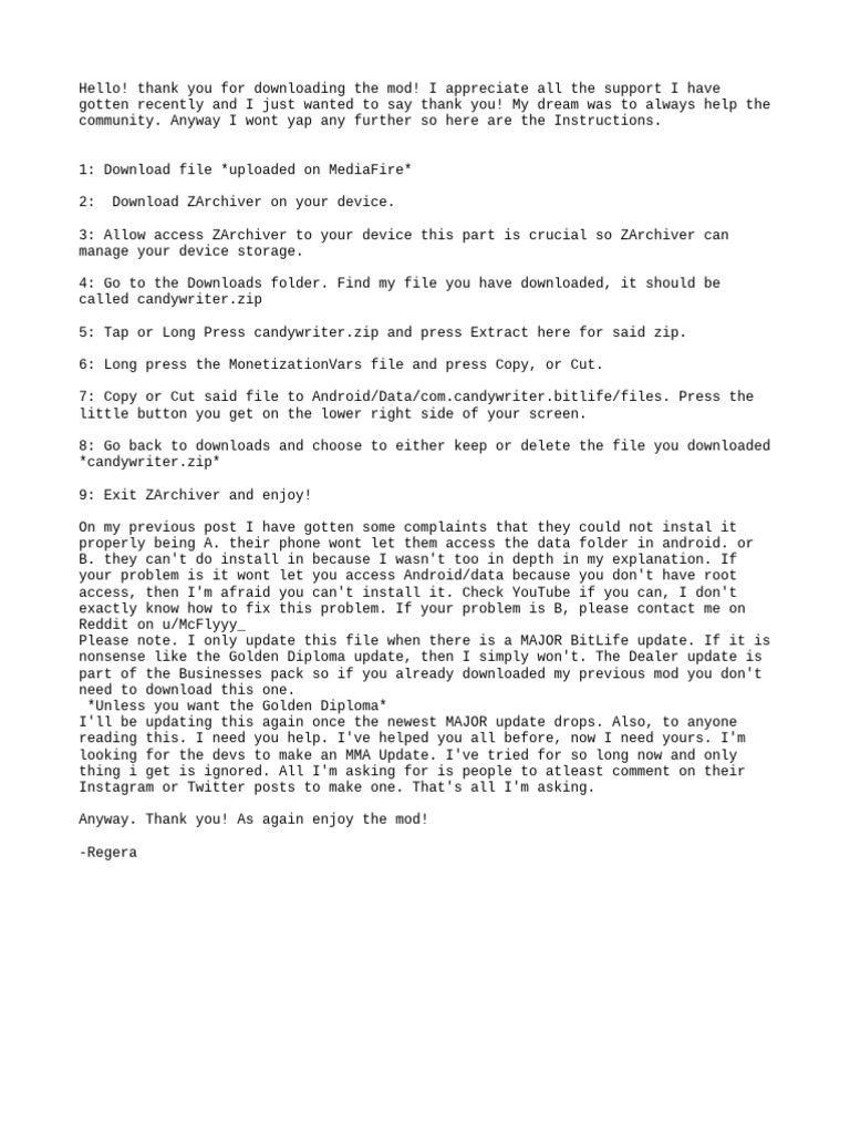 Modding For Dummies (Read Me) | PDF