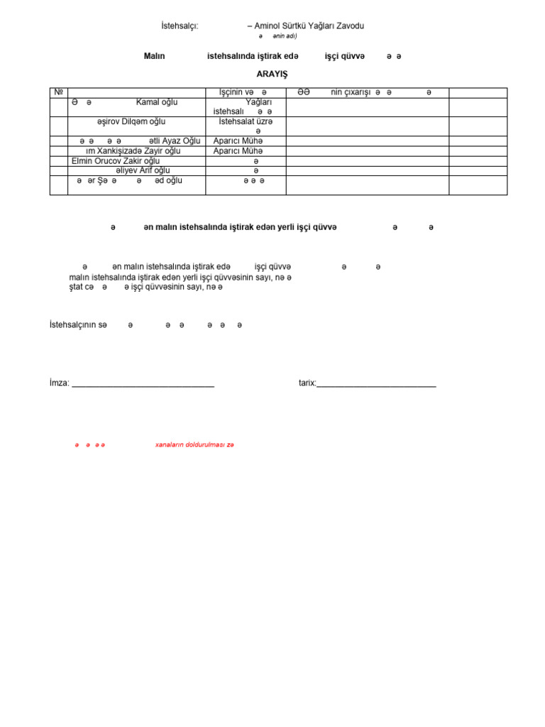 Cedvel-4 Ishci | PDF