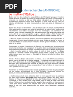 Le Mythe dOEdipe | PDF | Œdipe | Tragédie grecque