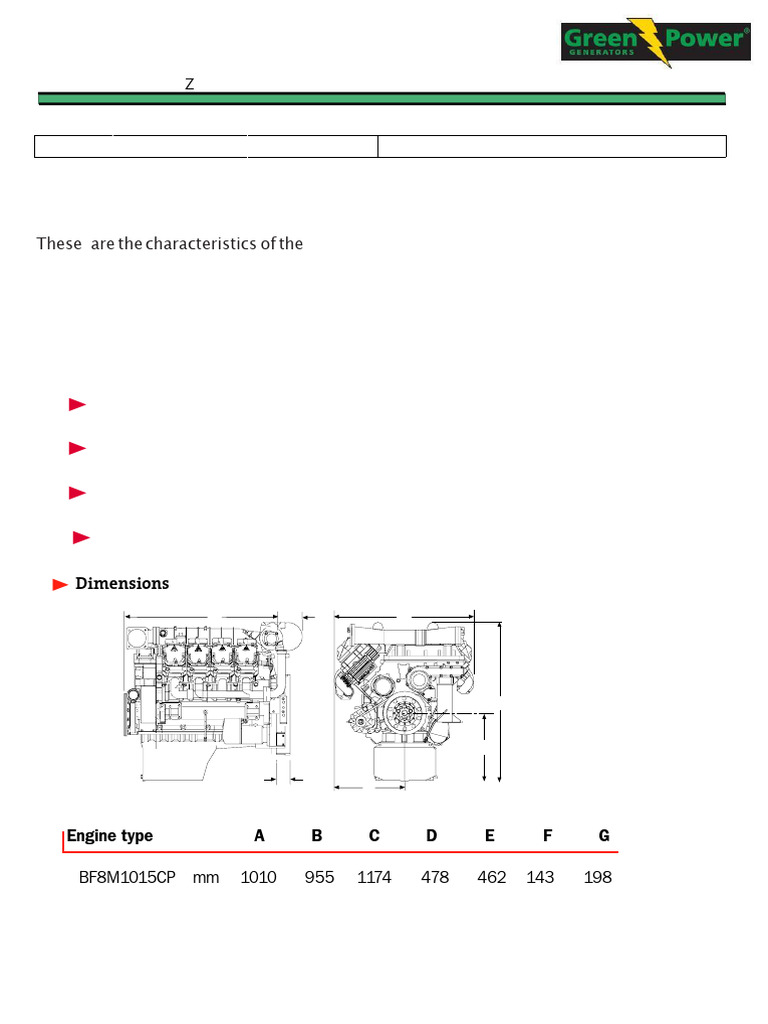 Greenpower Deutz Bf8m 1015 CP | PDF