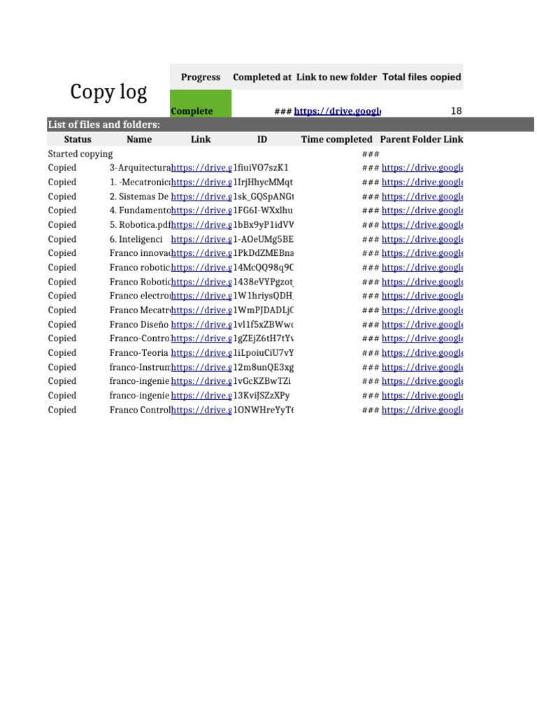 File Copy Log and Status Report | PDF | Computing | Software