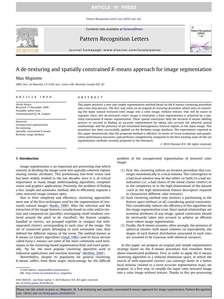 A_de_texturing_and_spatially_constrained | PDF | Image Segmentation | Cluster Analysis