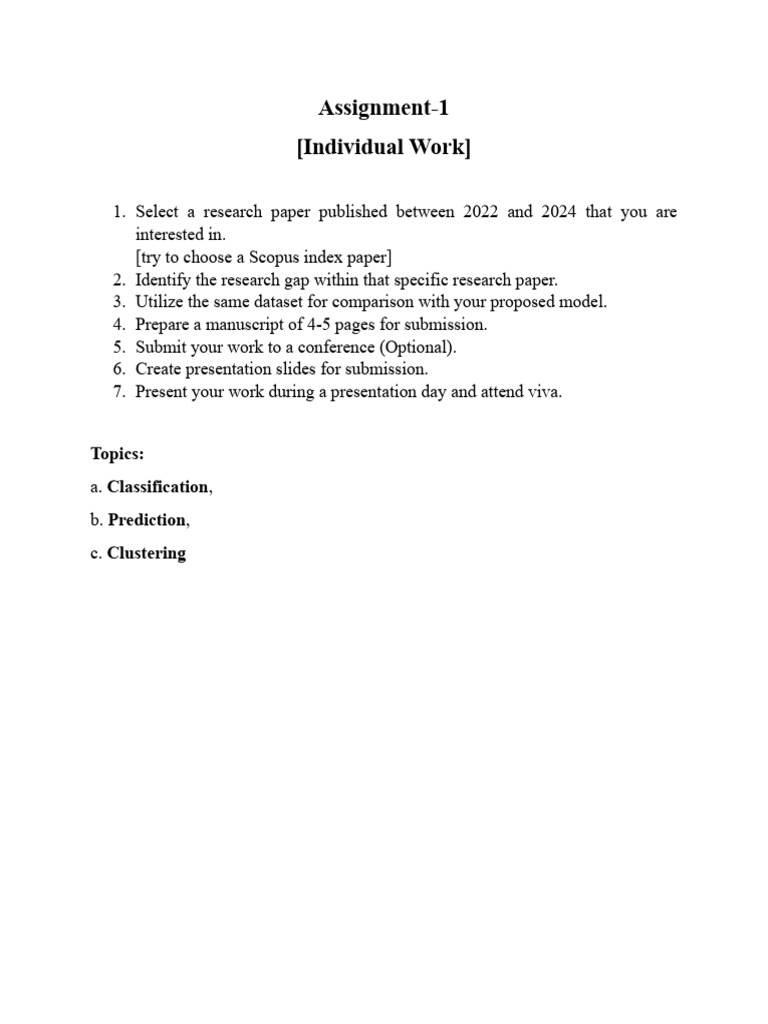 DWDM Assignments Fall 24 25 | PDF | Machine Learning | Deep Learning