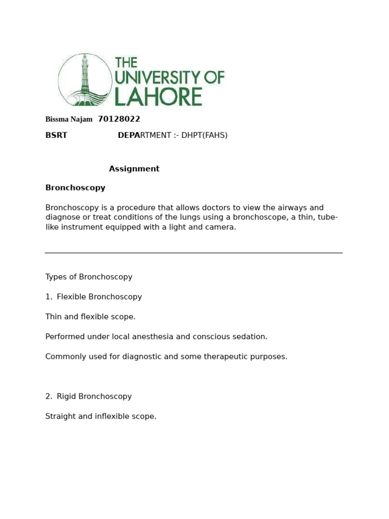 Bissma Najam: 70128022 BSRT Depa | PDF