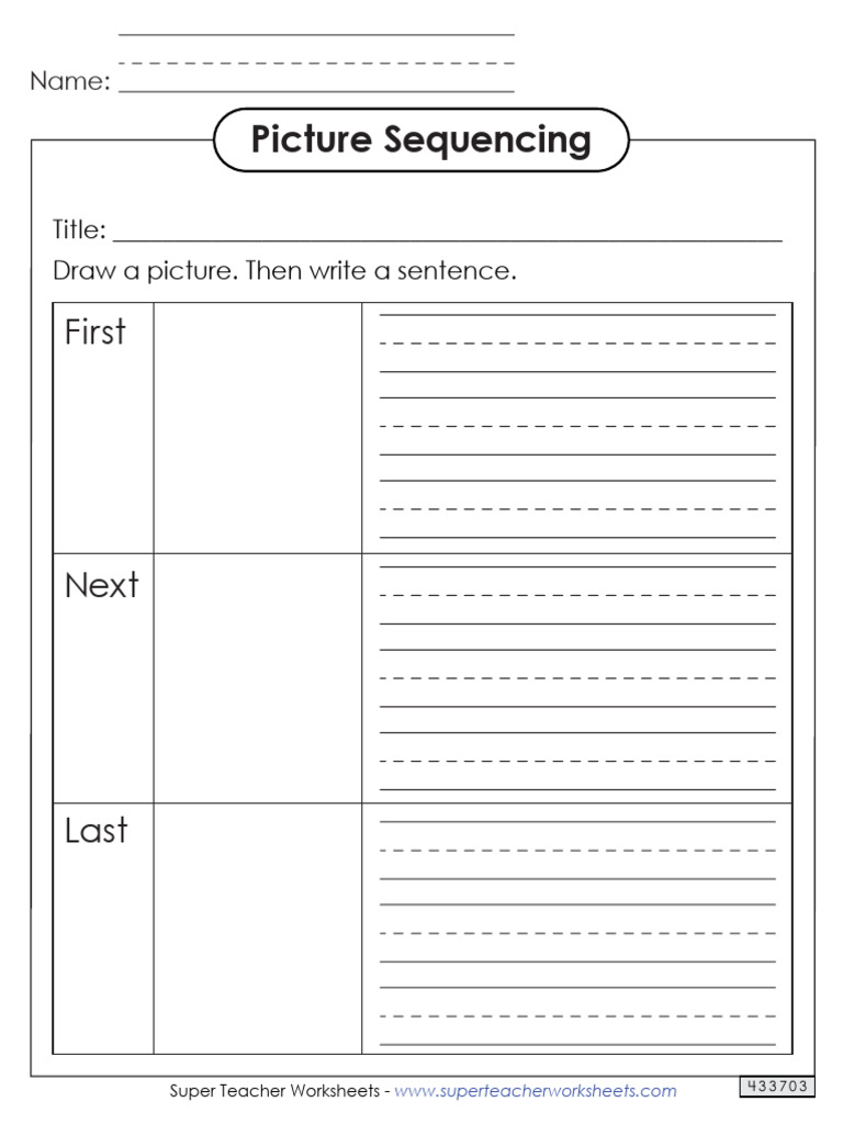 Sequencing Pictures 3boxes PIXTB | PDF