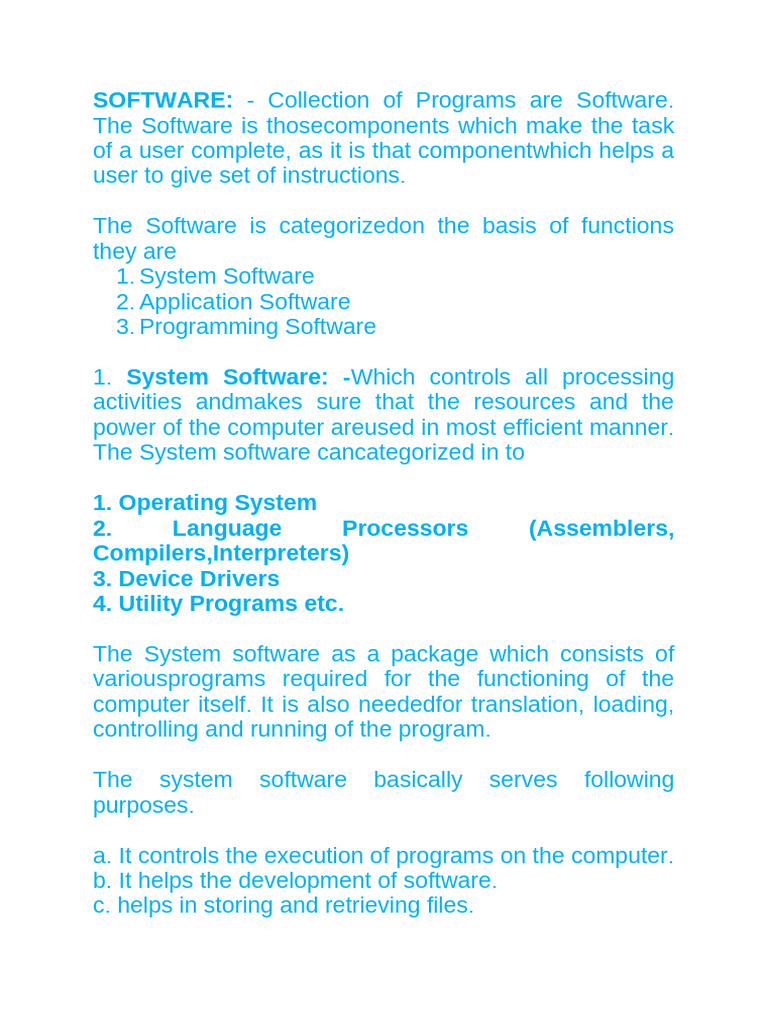comp SOFTWARE | PDF | Operating System | Software