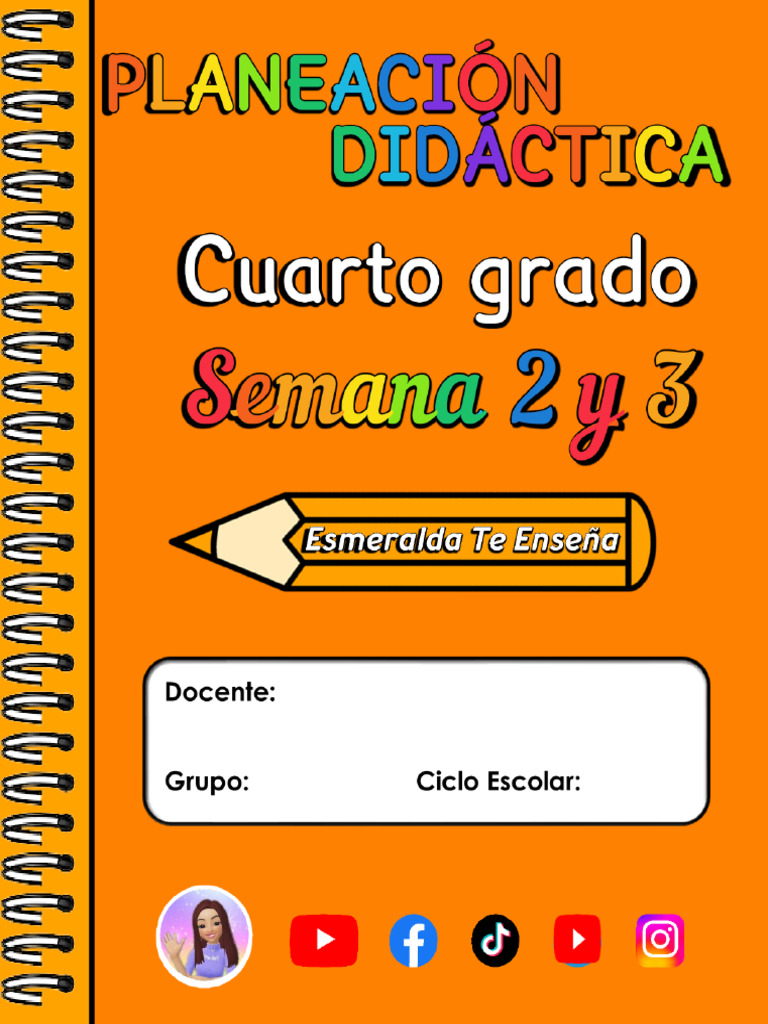 ? 4° S2-3 - PLANEACIÓN DIDÁCTICA ? Esmeralda Te Enseña ? | PDF | Narración | Evaluación