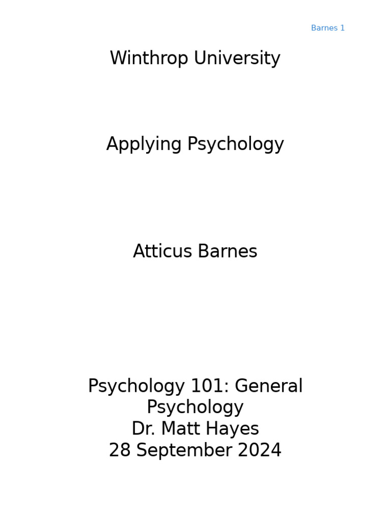 Applying Psychology | PDF | Emotions | Motivational