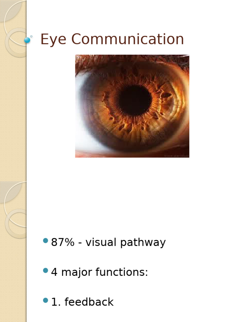 Eye Communication | PDF