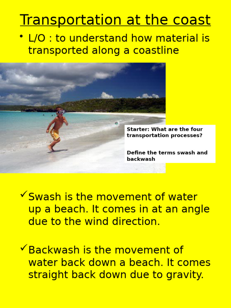 Coastal Transport for Students | PDF | Beach | Erosion