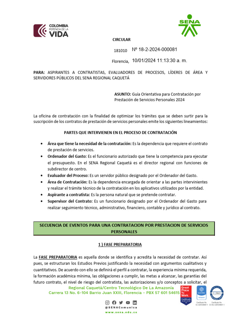 Circular GUIA PSP 2024 (1) | PDF | Póliza de seguros | Pensión