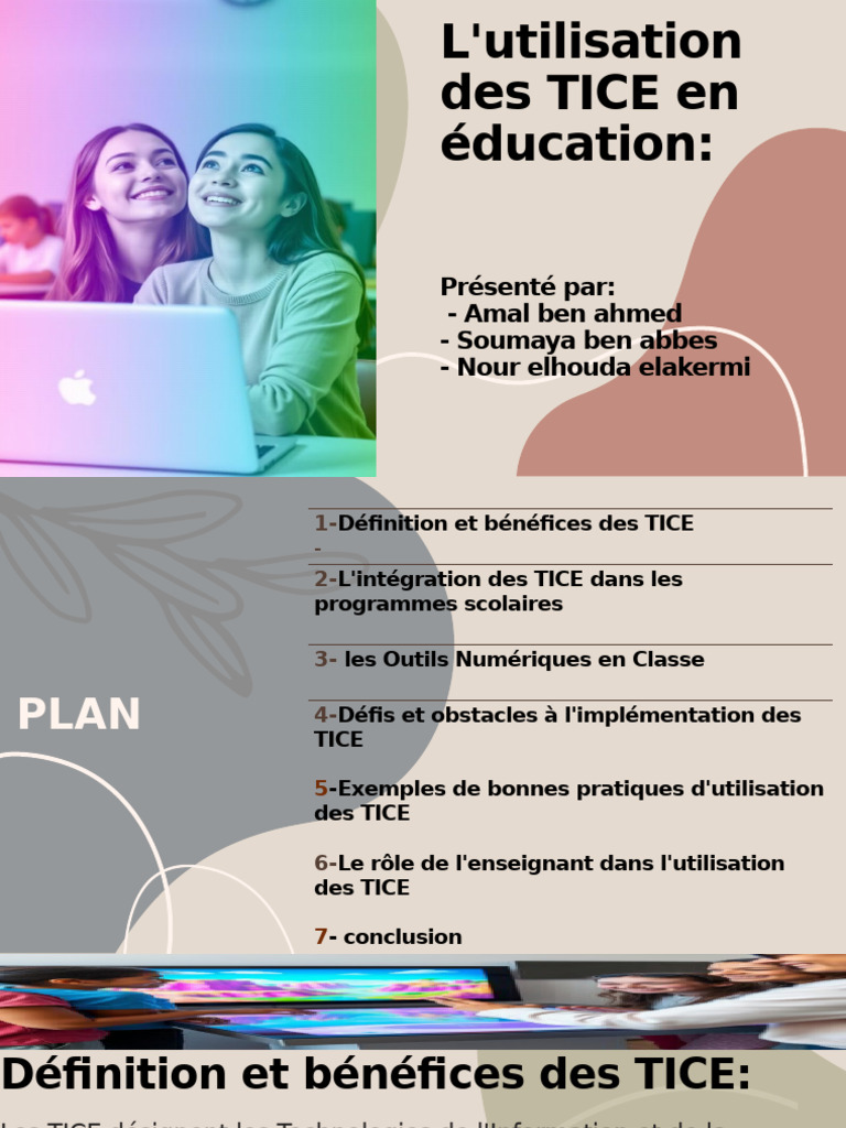 TICE en Éducation : Avantages et Défis | PDF | Scratch (Langage de programation) | Apprentissage
