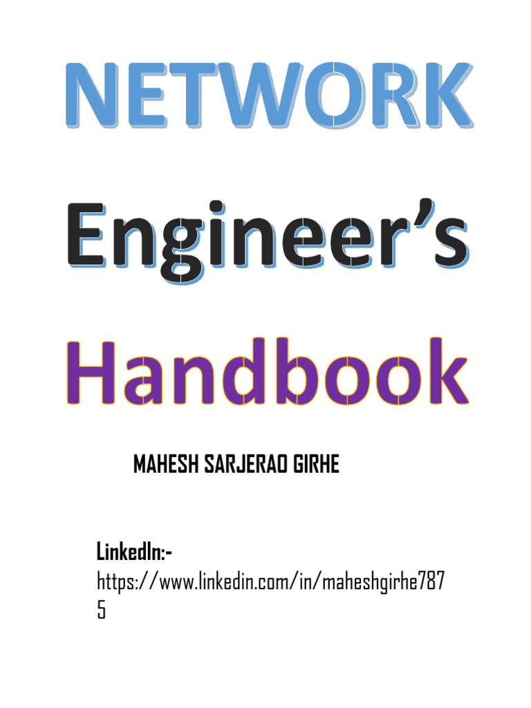 Network Engineer Handbook (MSG ) | PDF | Transmission Control Protocol ...
